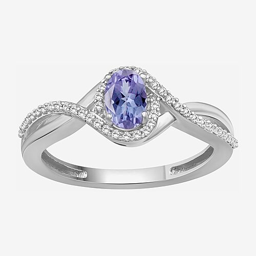 Click here for (I-J / I2-I3) Womens 1/10 CT. T.W. Genuine Blue Ta... prices
