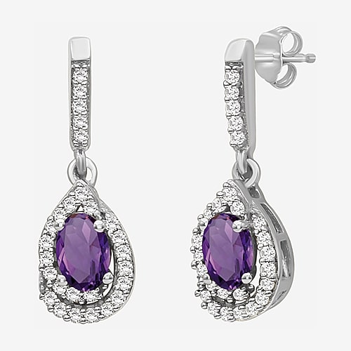 Click here for (I-J / I2-I3) Womens 1/6 CT. T.W. Genuine Purple A... prices