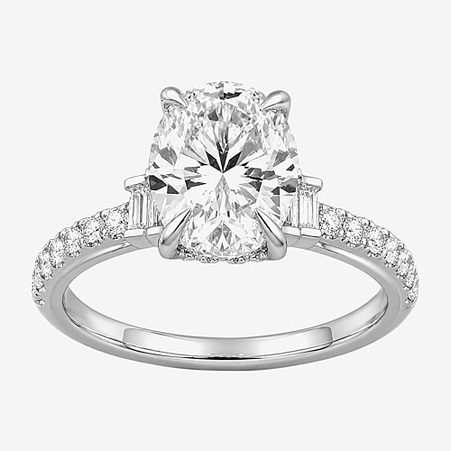Click here for (F / Si2) Womens 2 1/4 CT. T.W. Lab Grown White Di... prices