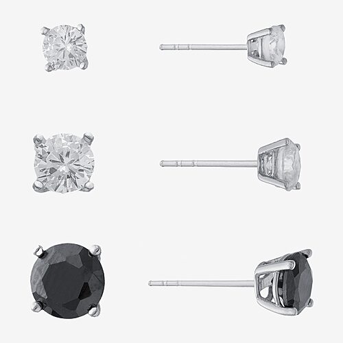 Click here for Silver Treasures Womens Multi Color Cubic Zirconia... prices