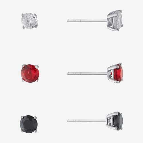 Click here for Silver Treasures Womens Cubic Zirconia Sterling Si... prices