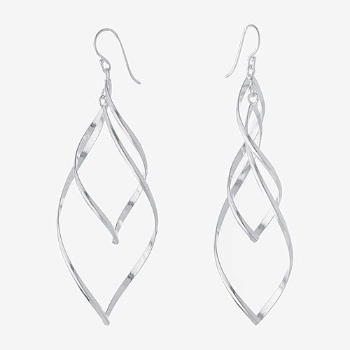 Click here for Silver Reflections Womens Pure Silver Over Brass D... prices
