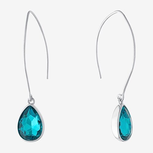 Click here for Macys Crystal Wire Drop Earrings (24/25 ct. t.w.)... prices