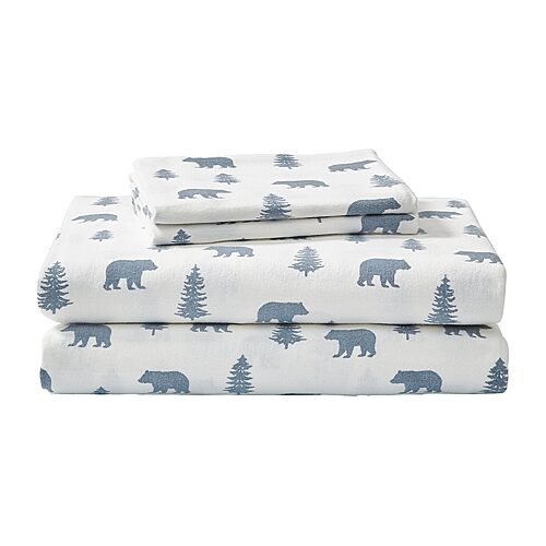 Click here for Eddie Bauer Bears & Trees Flannel Sheet Set prices
