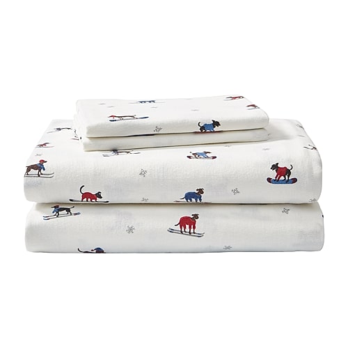 Click here for Eddie Bauer Ski Patrol Flannel Sheet Set prices
