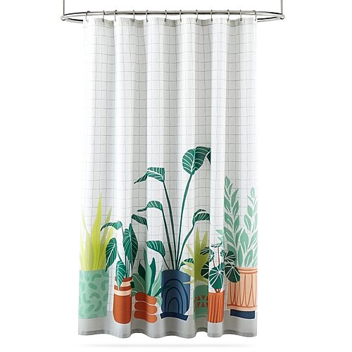 Click here for Home Expressions Potted Plant Shower Curtain  One... prices