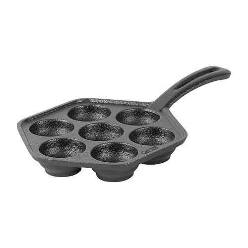 Click here for Cast Iron Danish Aebleskiver Pan - Black prices
