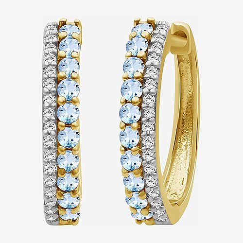 Click here for (I-J / I2-I3) Womens 1/10 CT. T.W. Genuine Blue To... prices