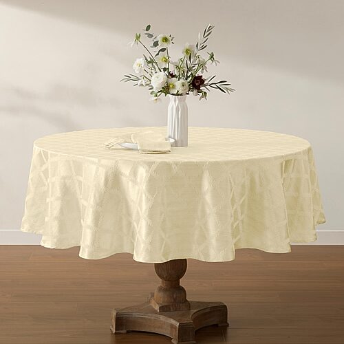 Click here for Lenox Laurel Leaf Tablecloth  One Size  Yellow prices