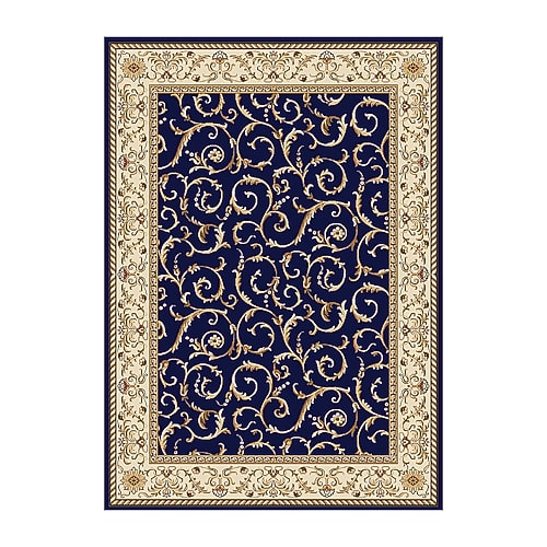 Click here for Closeout! Km Home 1599/1552/Navy Pesaro Blue 79 x... prices