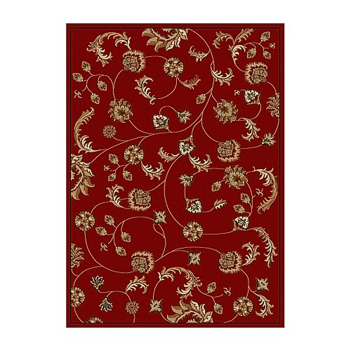Closeout! Km Home Pesaro Flores 55 x 77 Area Rug - Red