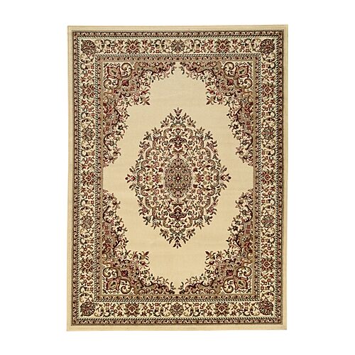 Click here for Closeout! Km Home Pesaro 79x11 Area Rug - Ivory prices
