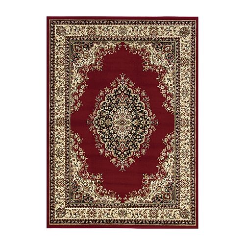 Closeout! Km Home Pesaro 1595 55x77 Area Rug - Red