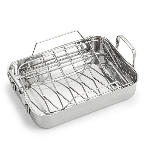 Click here for Cooks Stainless Steel Roaster with Rack  One Size... prices