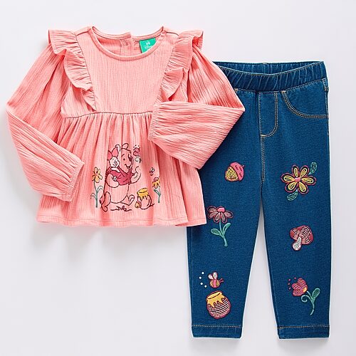 Click here for Baby Girls Winnie The Pooh 2-pc. Pant Set  12 Mont... prices