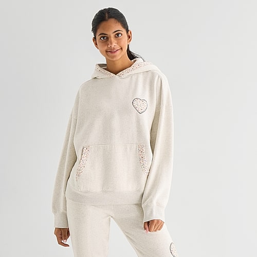 Click here for Arizona Womens Juniors Long Sleeve Fleece Hoodie... prices