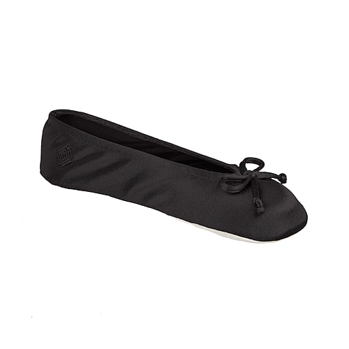 Click here for Isotoner Satin Womens Ballerina Slippers  Small  B... prices