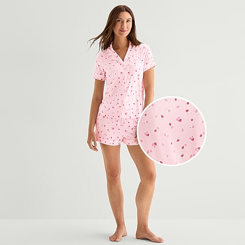 Click here for Jaclyn Womens Short Sleeve 2-pc. Pajama Set  X-lar... prices