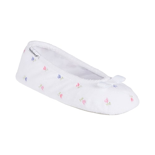 Click here for Isotoner Microterry Womens Ballerina Slippers  Sma... prices