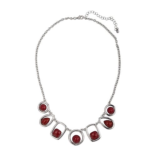 Click here for Mixit Womens 18 Inch Collar Necklace  One Size  Re... prices