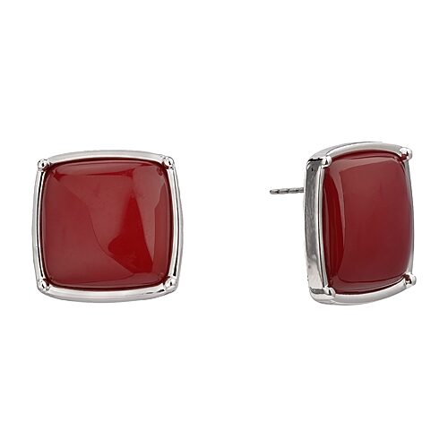 Click here for Mixit 1 Inch Stud Earrings  One Size  Red prices