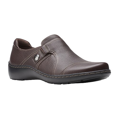 Click here for Clarks Cora Poppy Womens Cap Closed Toe Slip-On Sh... prices