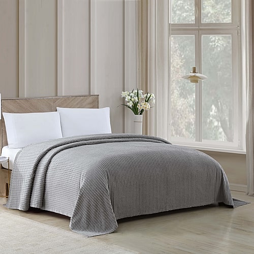 Click here for Beatrice Home Fashions Channel Chenille Bedspread... prices