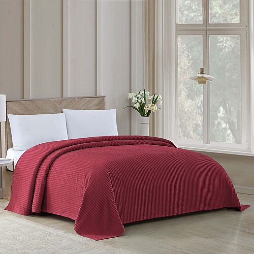 Click here for Beatrice Home Fashions Channel Chenille Bedspread... prices