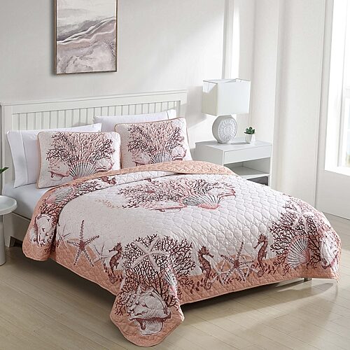 Click here for Carribbean Joe Coastal 3-Piece Quilt Set  Full/Que... prices