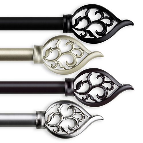 Click here for Rod Desyne Flora 1 Adjustable Curtain Rod  One Siz... prices