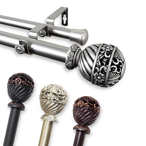 Click here for Rod Desyne Lanette 1 Adjustable Double Curtain Rod... prices