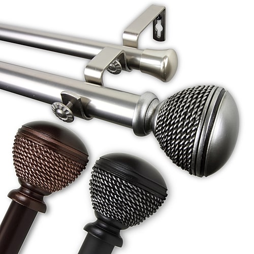 Click here for Rod Desyne Braided Double Curtain Rod  One Size  B... prices