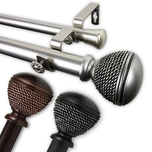 Click here for Rod Desyne Braided Double Curtain Rod  One Size  S... prices