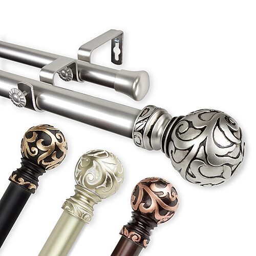 Click here for Rod Desyne Cypress Double Curtain Rod  One Size  S... prices