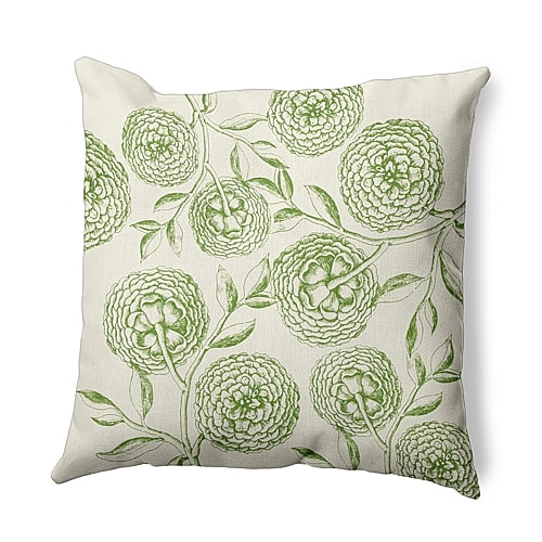 Click here for Antique Flowers Square Throw Pillow  One Size  Gre... prices