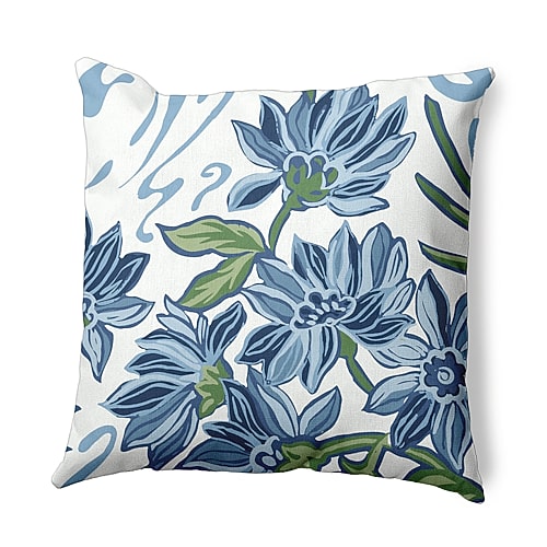 Click here for Iona Square Throw Pillow  One Size  Blue prices