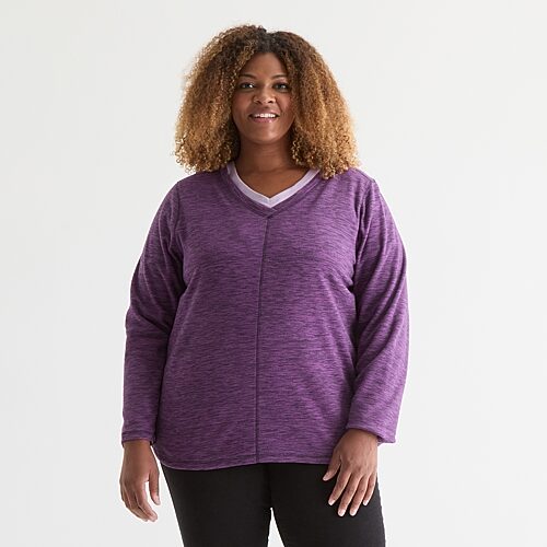 Click here for St. Johns Bay Womens Polar Fleece V Neck Long Slee... prices