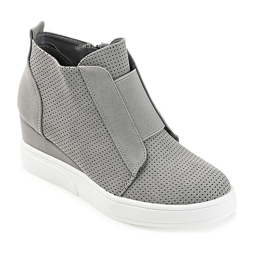 Click here for Journee Collection Womens Clara Wedge Sneaker  10... prices