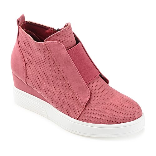Click here for Journee Collection Womens Clara Wedge Sneaker  6 1... prices