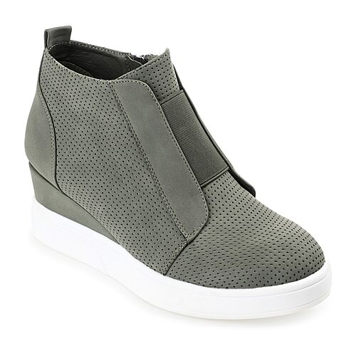 Click here for Journee Collection Womens Clara Wedge Sneaker  12... prices