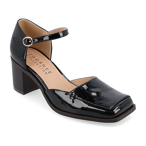 Click here for Journee Collection Womens Evangeline Square Toe Pu... prices