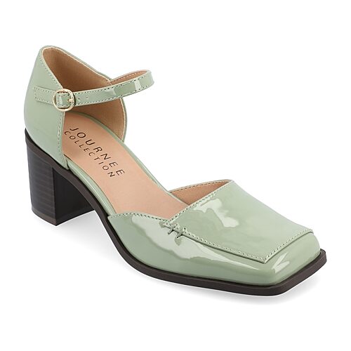 Click here for Journee Collection Womens Evangeline Square Toe Pu... prices