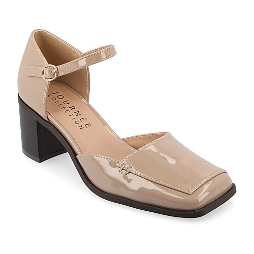 Click here for Journee Collection Womens Evangeline Square Toe Pu... prices