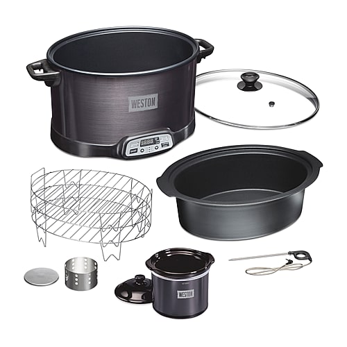 Click here for Weston 6 Qt Slow Cooker  One Size  Stainless Steel prices