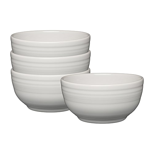 Click here for Fiesta White Bistro Coupe Dinner Plates  Set of 4... prices