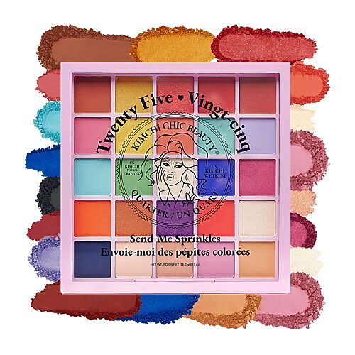 KimChi Chic Beauty Twenty Five Palette - 01 Send Me Sprinkles  One Size  Multiple Colors