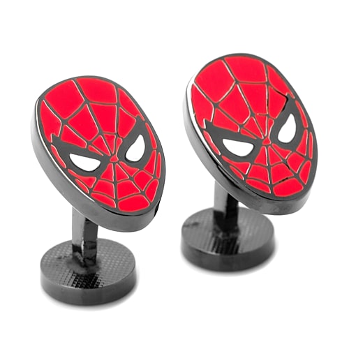 Spider-Man Cufflinks  One Size  Red