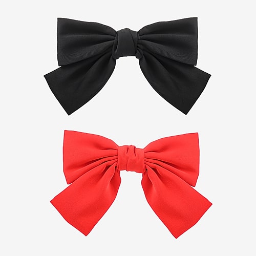Click here for Bijoux Bar Black & Red 2-pc. Hair Bow  One Size  M... prices