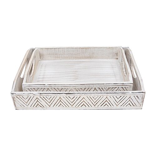 Click here for Northlight Chevron Display 2-pc. Decorative Tray... prices