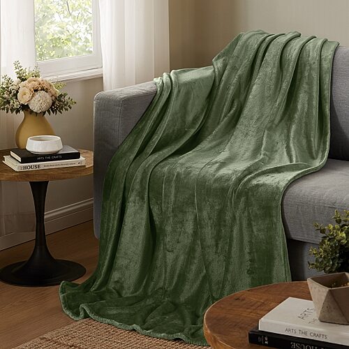 Click here for Truly Soft Solid Velvet Plush Throw  One Size  Gre... prices
